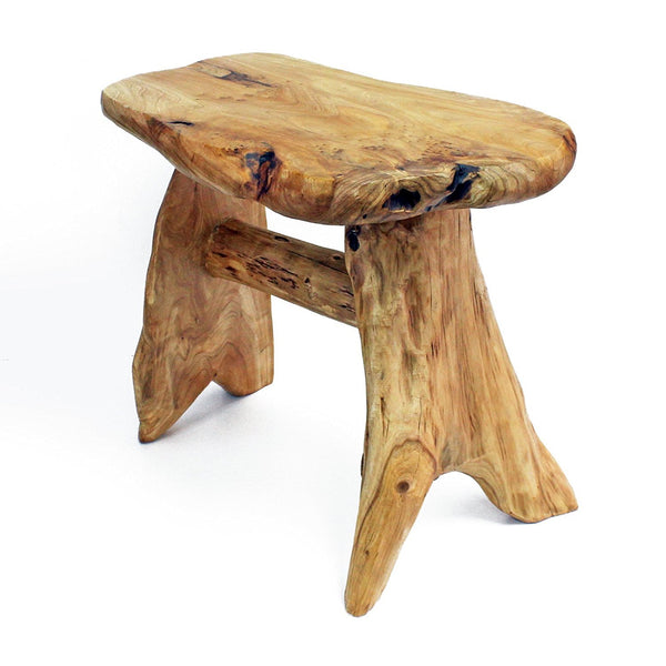 Natural Wood Cedar Stool, WELLAND - Welland Store