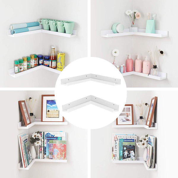 16 Inch Length Corner Picture Ledge set of 2 | WellandStore - Welland Store