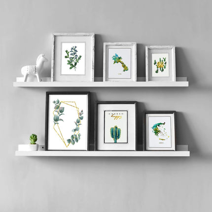 WELLAND Vista Photo Ledge Floating Shelves Picture Ledge Wall Mounted ...