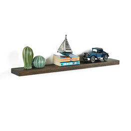 5 Inch Deep Rustic Floating Shelves | Pine Wood Wall Shelf - Welland Store