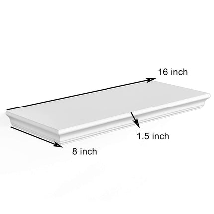 16 Inch Length Dover Floating Wall Shelf | WellandStore - Welland Store